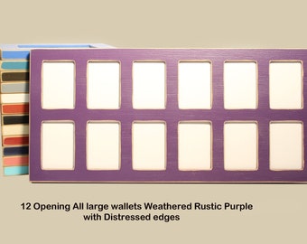 Collage Multiple Opening Picture Frame With 12 Large Wallets 2-1/2x3-1/ ...