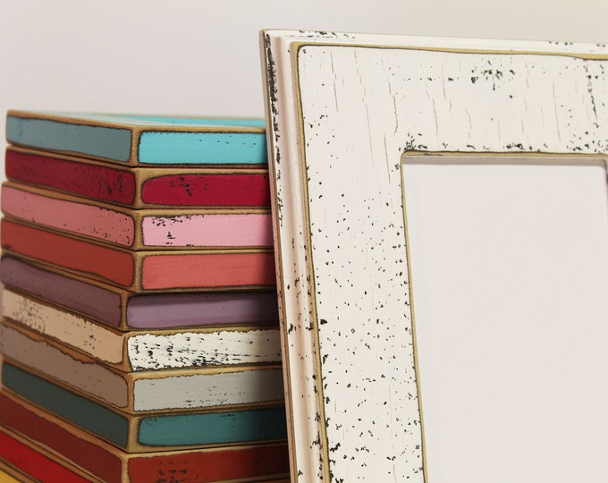 Picture Frame, Colorful Frame, Weathered Frame, Shabby Frame, Rustic ...