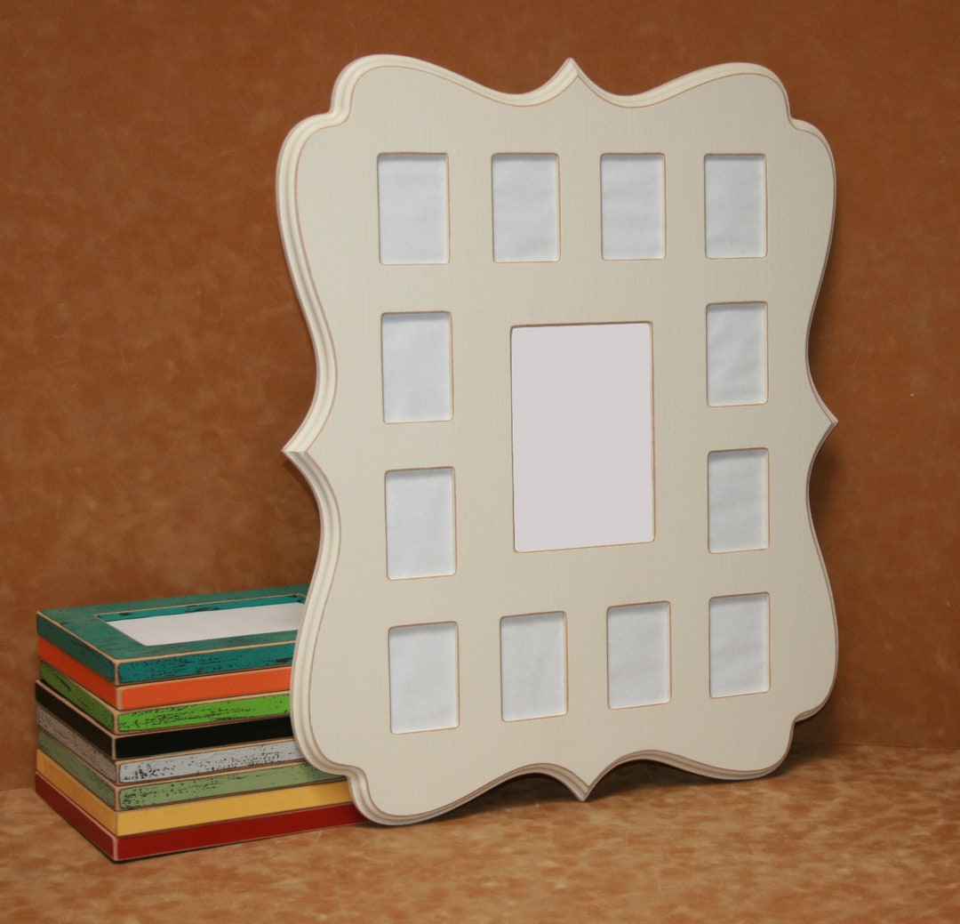 Collage Multiple Opening Picture Frame With 1-5"x7" and 12 Large ...