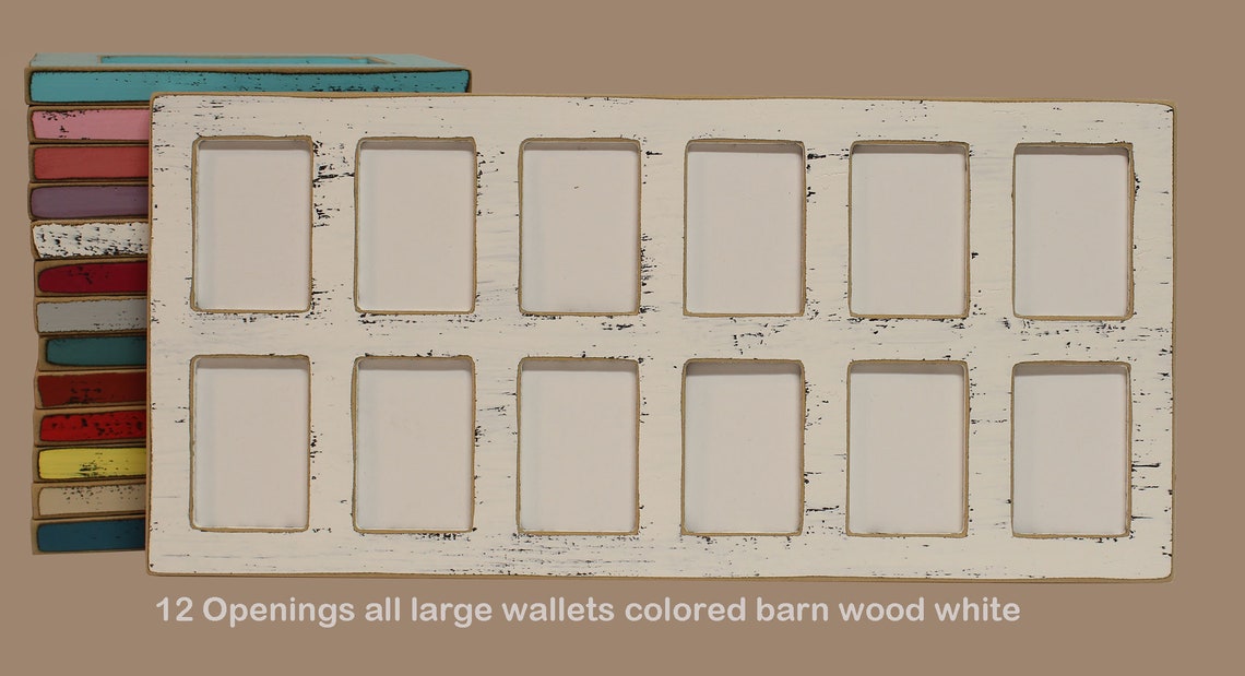 Collage Multiple Opening Picture Frame With 12 Large Wallets - Etsy