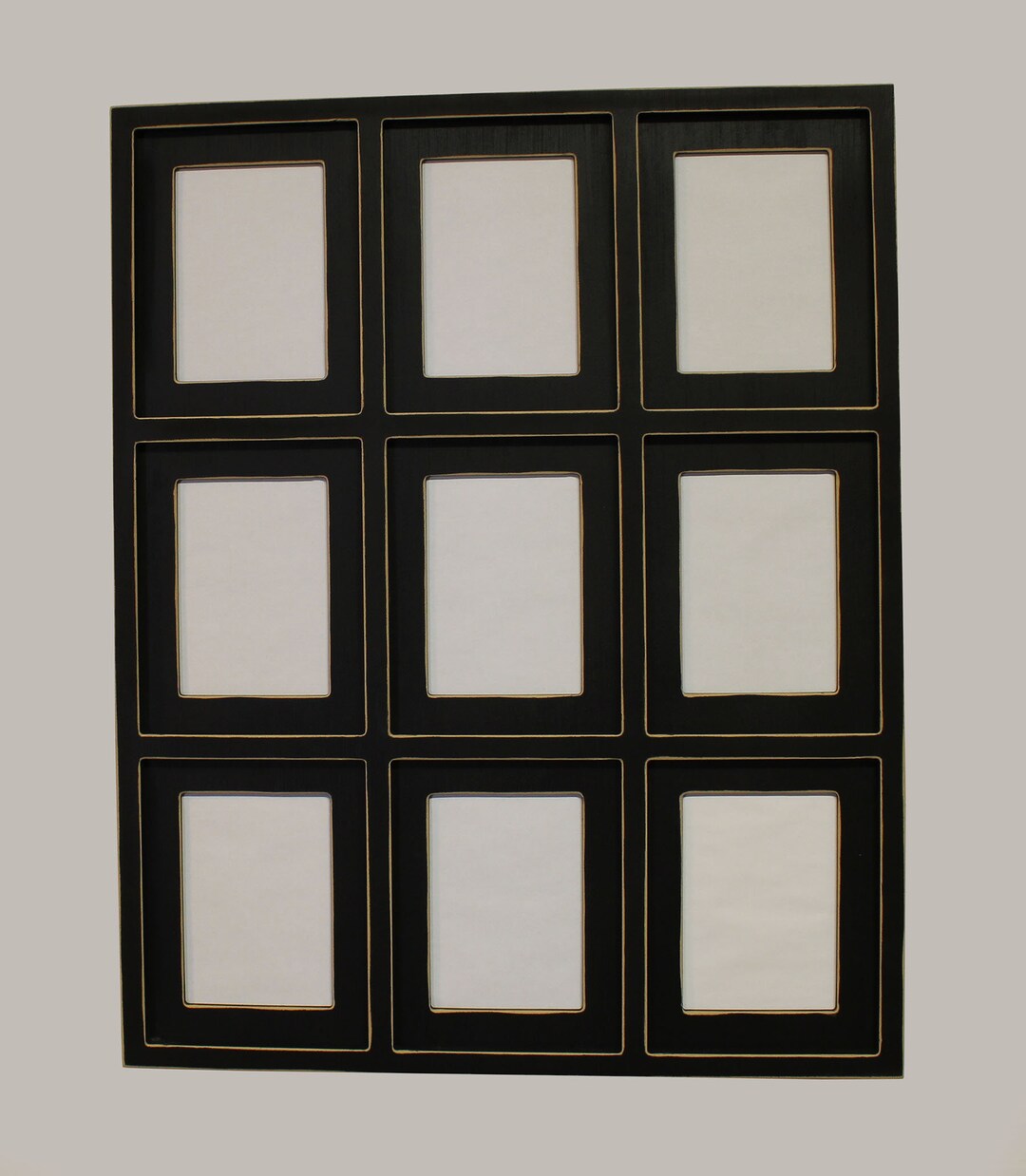 Collage Multiple Opening Picture Frame Window Pane Style With 9 -5"x7 ...