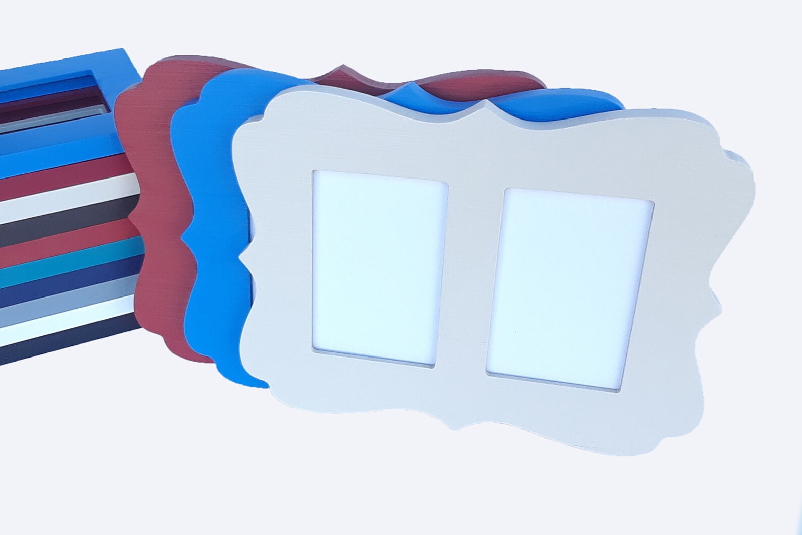 Collage Two Opening Picture Frame With 2-4x6 | Etsy