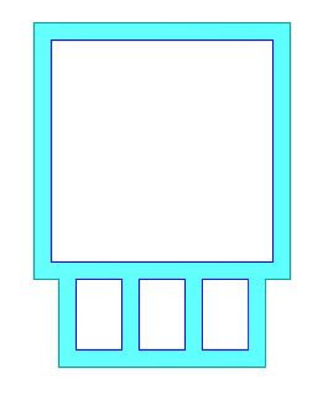 Collage Multiple Opening Picture Frame With 1-18"x18" and 3 4"x6" - Etsy