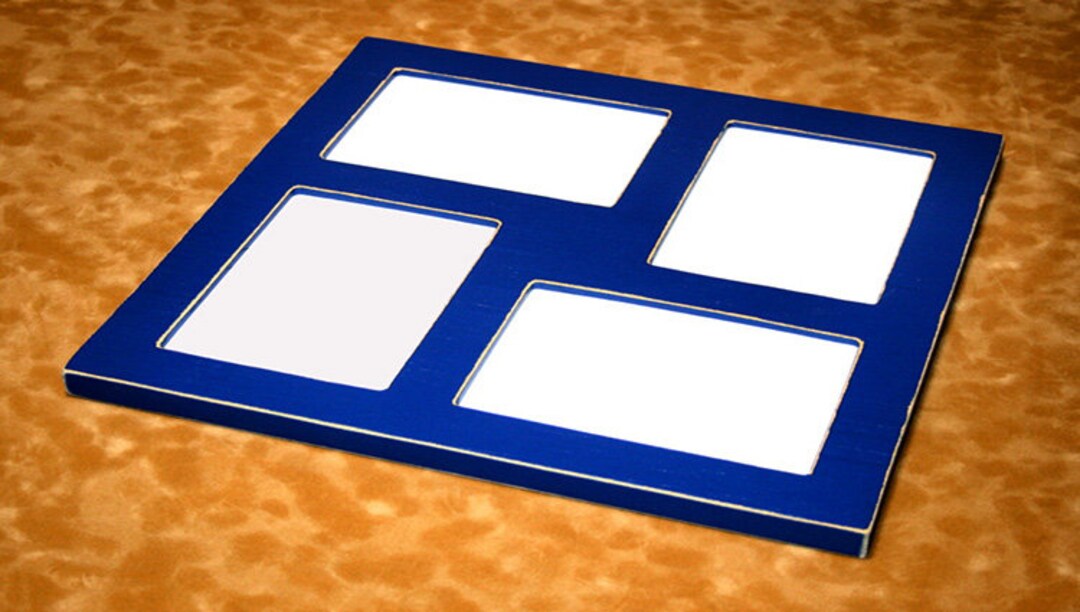 Collage Multiple Opening Picture Frame With 4-8"x10" (two Vertical Two ...