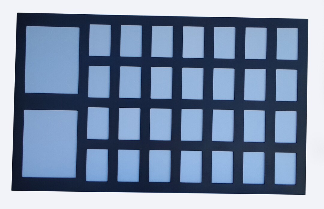 Straight Sided Collage Multiple Opening Picture Frame With 2-5"x7" and ...