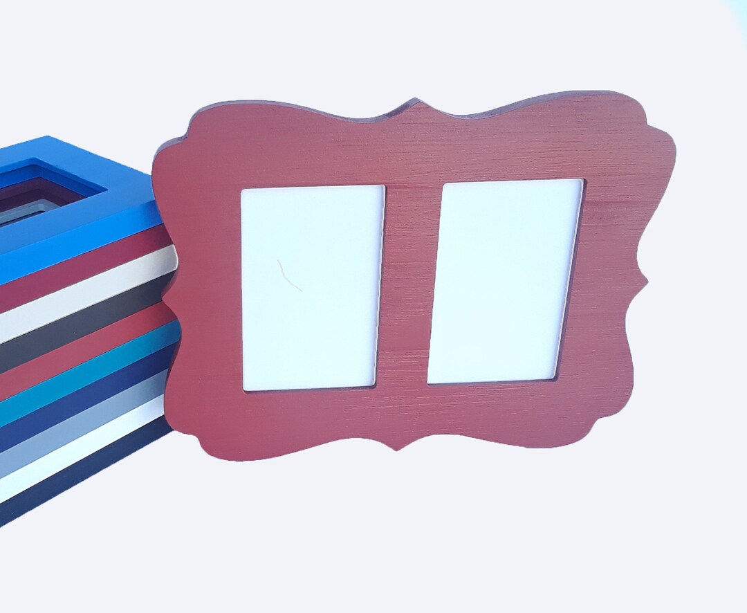 Collage Two Opening Picture Frame With 2-4"x6" - Etsy