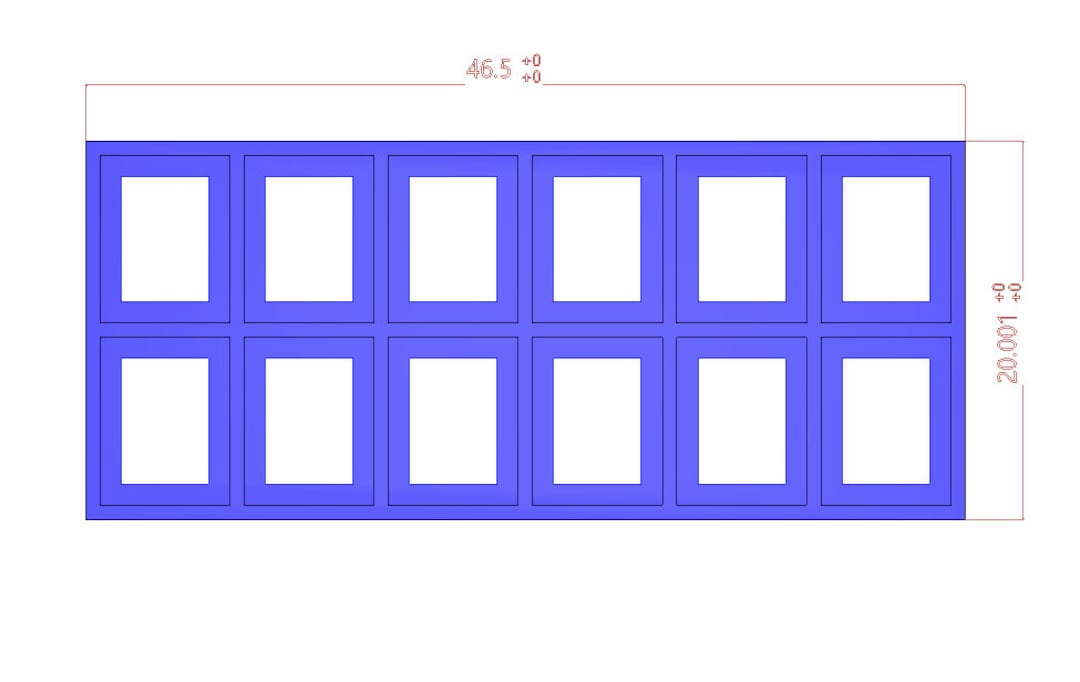 Collage Multiple Opening Picture Frame With 10 Openings for 5x7 Window ...
