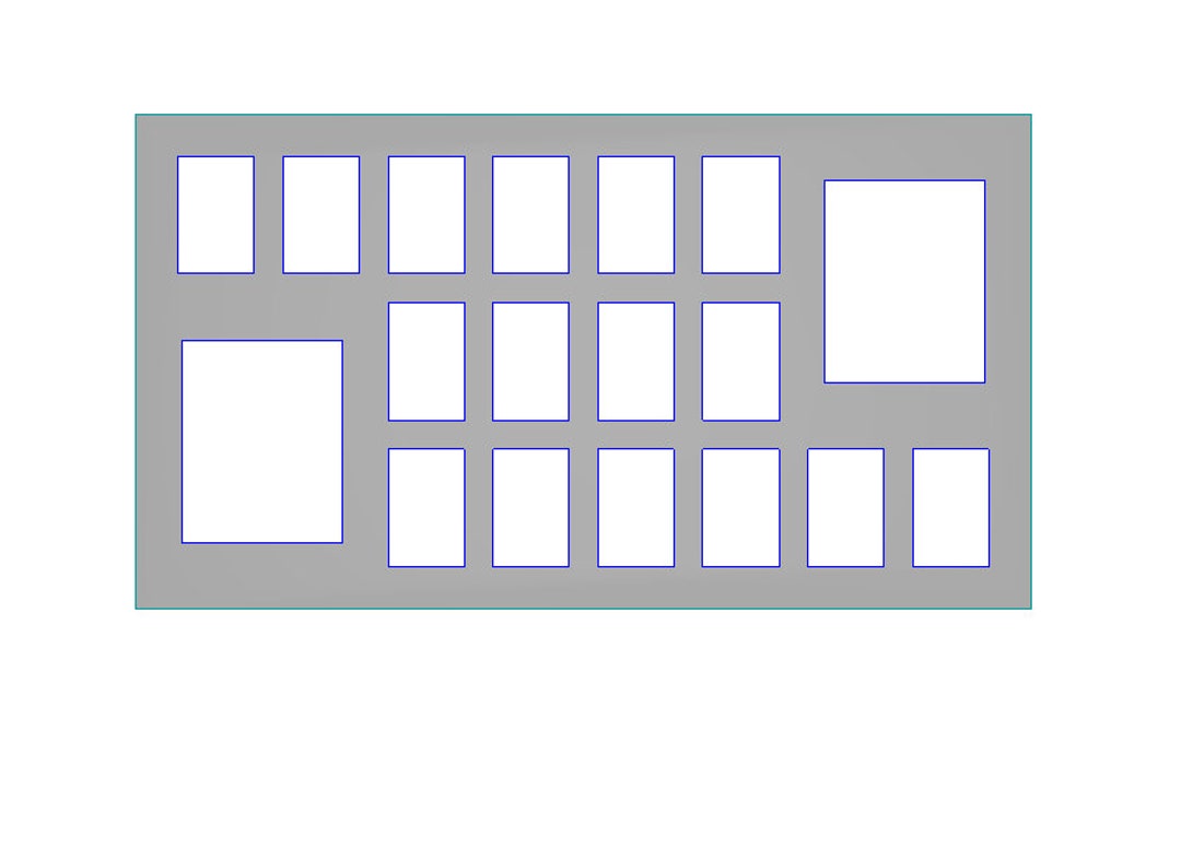 Straight Sided Collage Multiple Opening Picture Frame With 2-8"x10" and ...