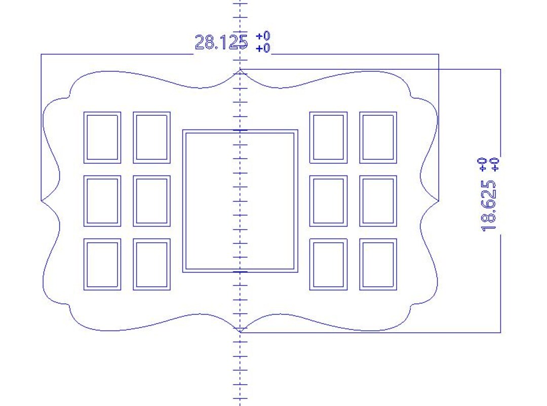 Happiness Design Collage Multiple Opening Picture Frame With 1- 8"x10 ...