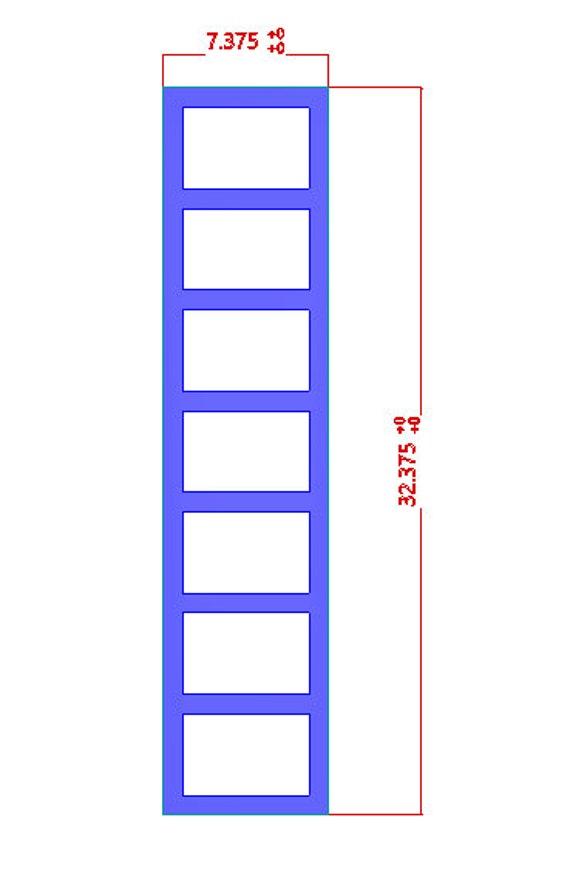 Collage Multiple Opening Picture Frame With 7 Openings in 4x6 | Etsy