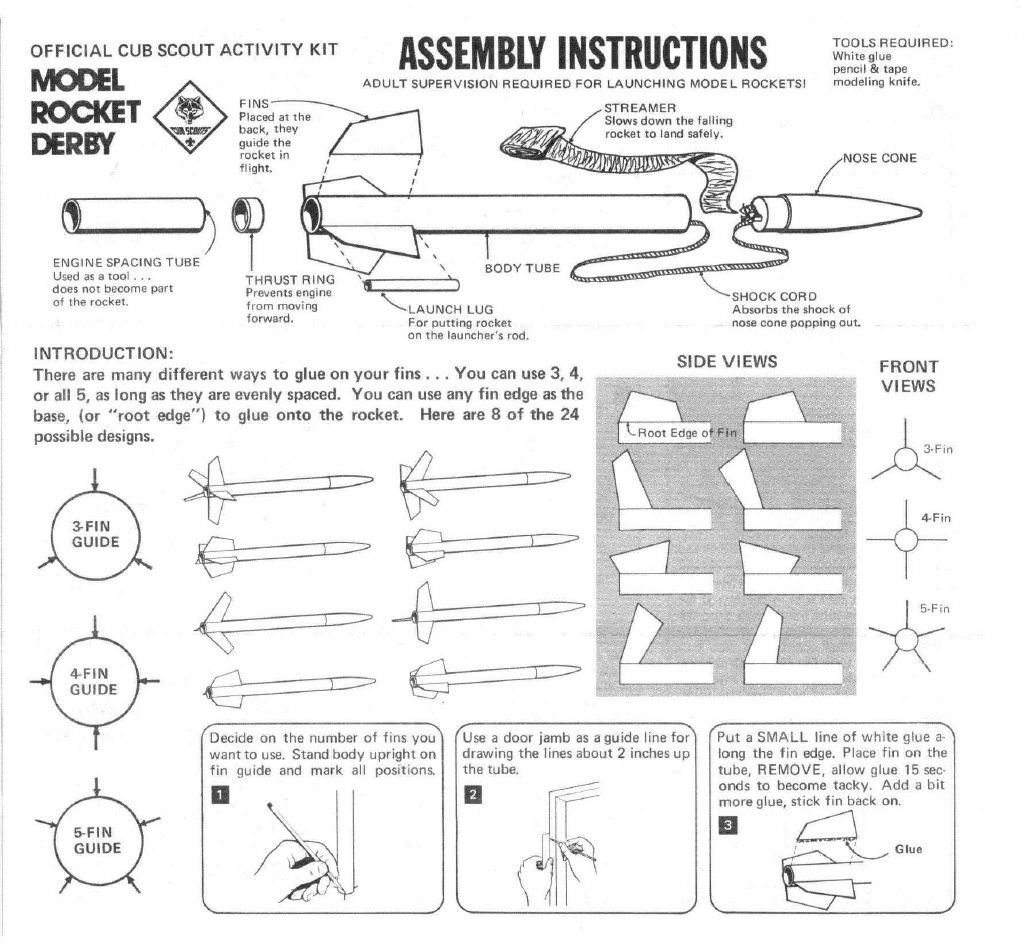156 Model Rocket Plans PDF DIGITAL DOWNLOAD Centuri Fat Cat - Etsy