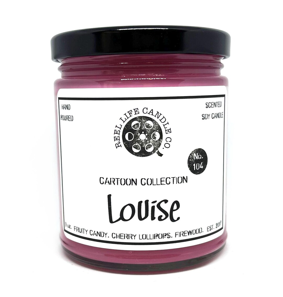 Louise Bob's Burgers Candle Inspired, Soy, Melts, Clamshell, 4oz Tin ...