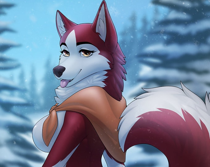 Jenna From Balto Postcard Print Etsy