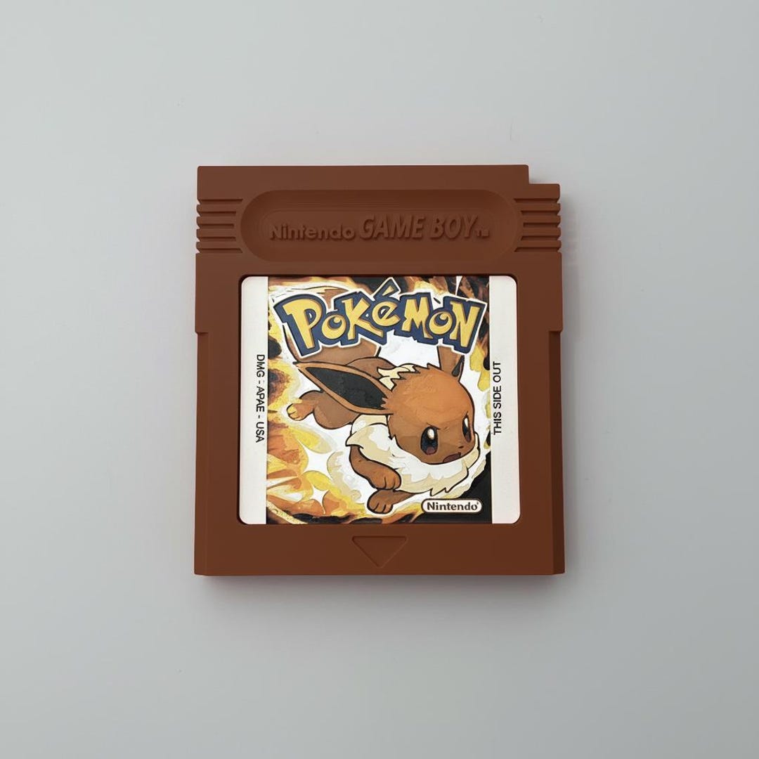 Eevee Retro Cartridge Wall Art – 3D Printed Pokémon Inspired Decor ...