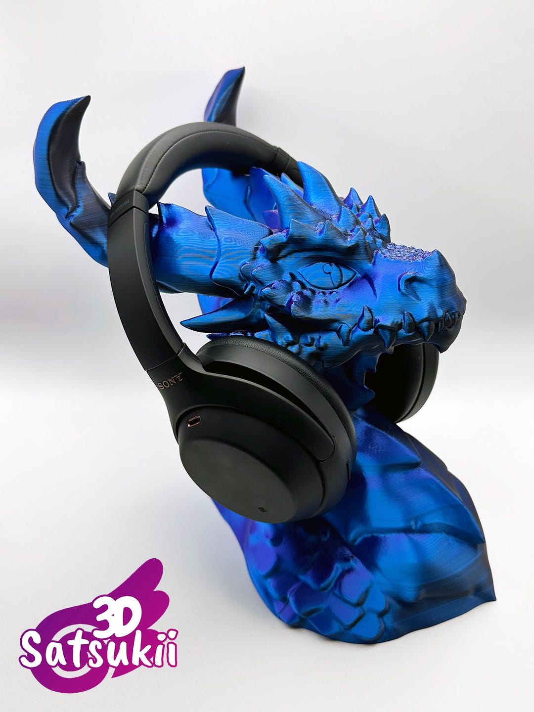 Dragon Headphones Stand - Dragon Bust - Dragon Headphone Holder ...