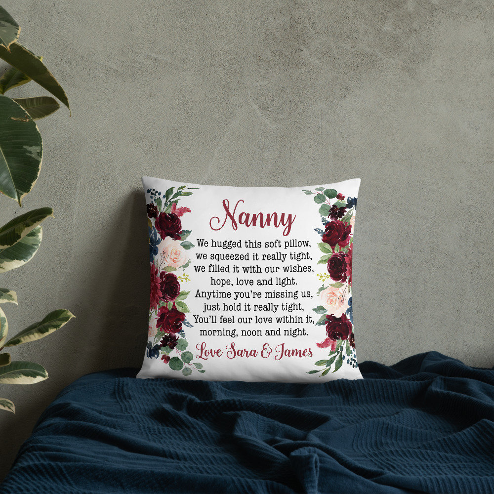 Personalized Gift For Nanny Nanny Christmas Gift Nanny Throw | Etsy