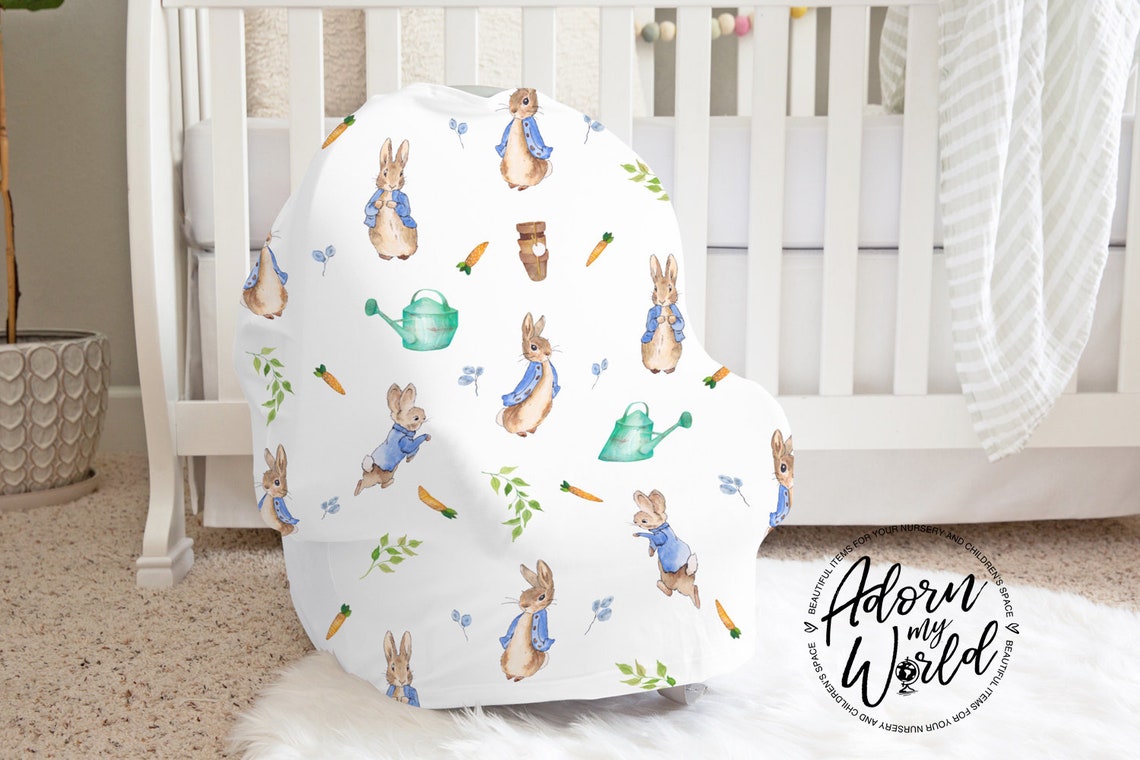 Peter Rabbit Car Seat Cover Car Seat Canopy Nursing Privacy - Etsy