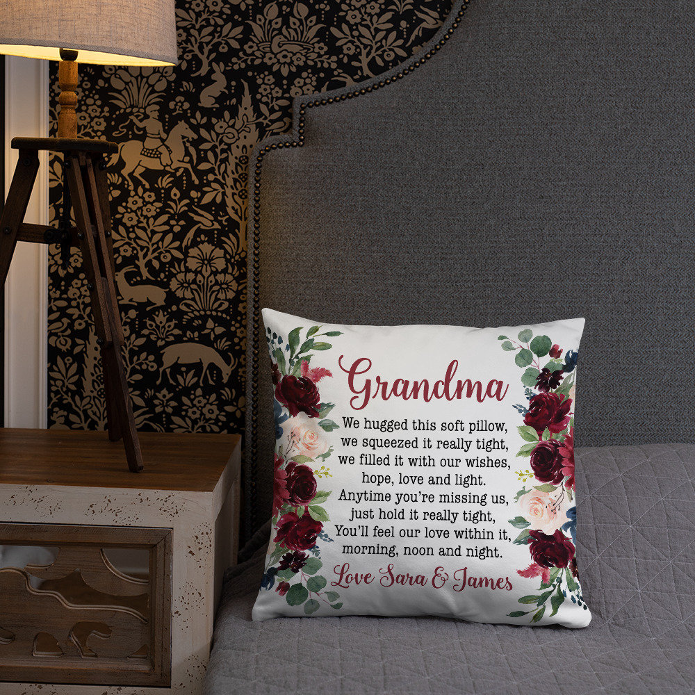 Personalized Gift For Grandma Christmas Gift Grandma Pillow | Etsy