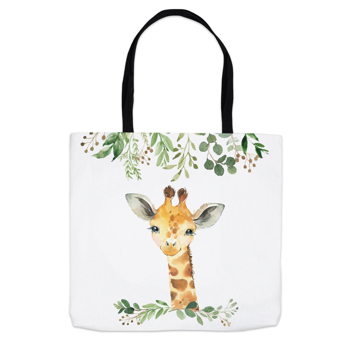 Giraffe Tote Bag Kid's Tote Bag Safari Animal Bag New | Etsy