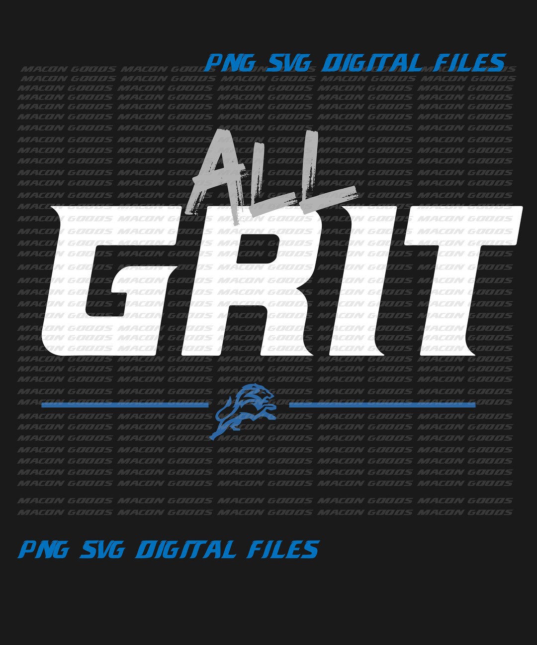 Detroit Grit Football Digital File T Shirt Printing and Cutting PNG SVG ...
