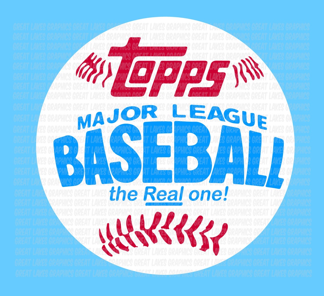 Topps Baseball Retro Throwback Logo Digital File SVG PNG for T Shirts ...