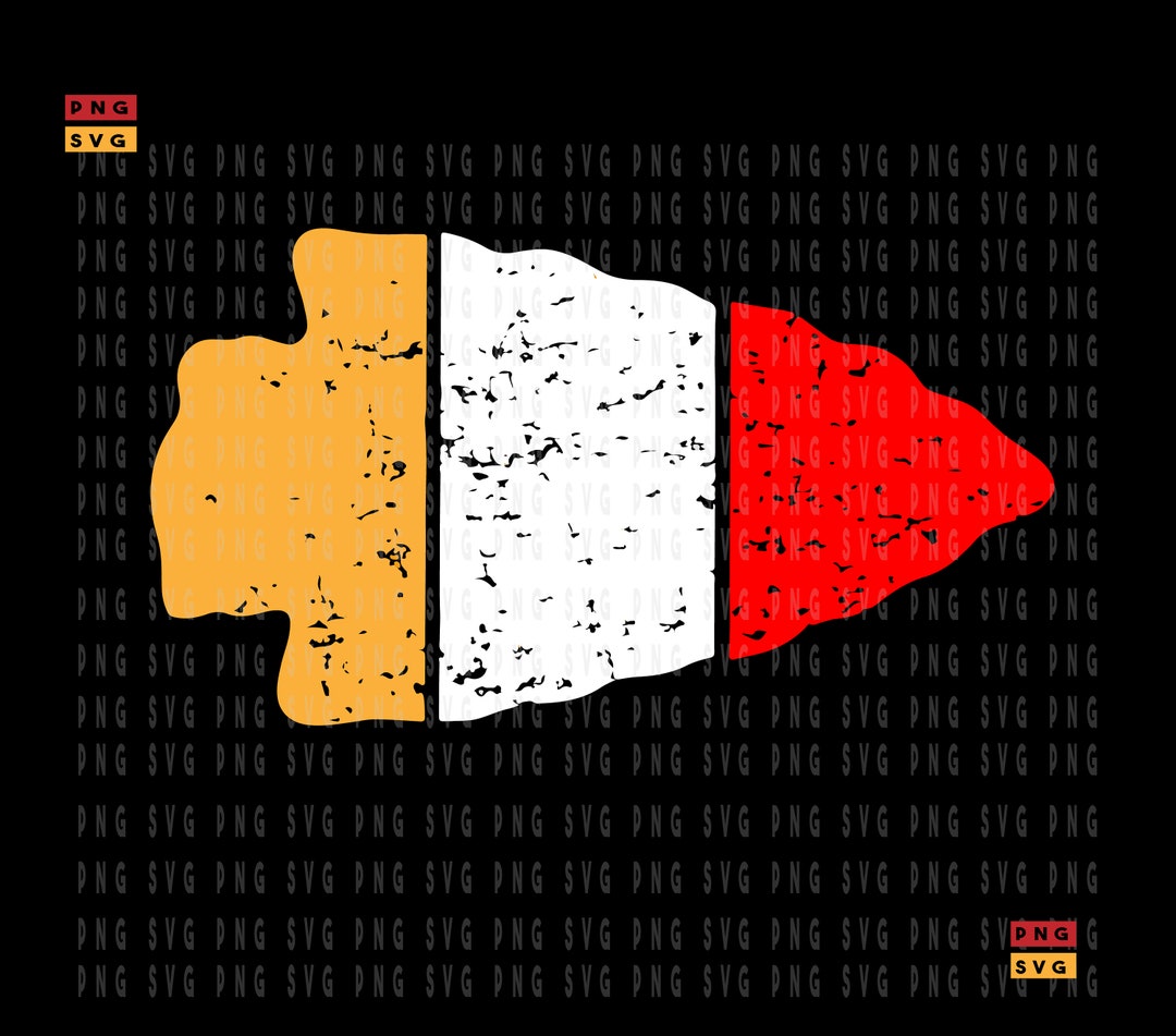 Kansas City Football Arrowhead Digital File SVG PNG Printing and ...