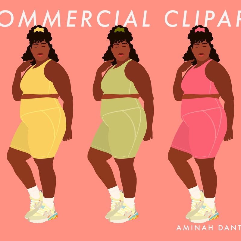Plus Size Clipart - Etsy