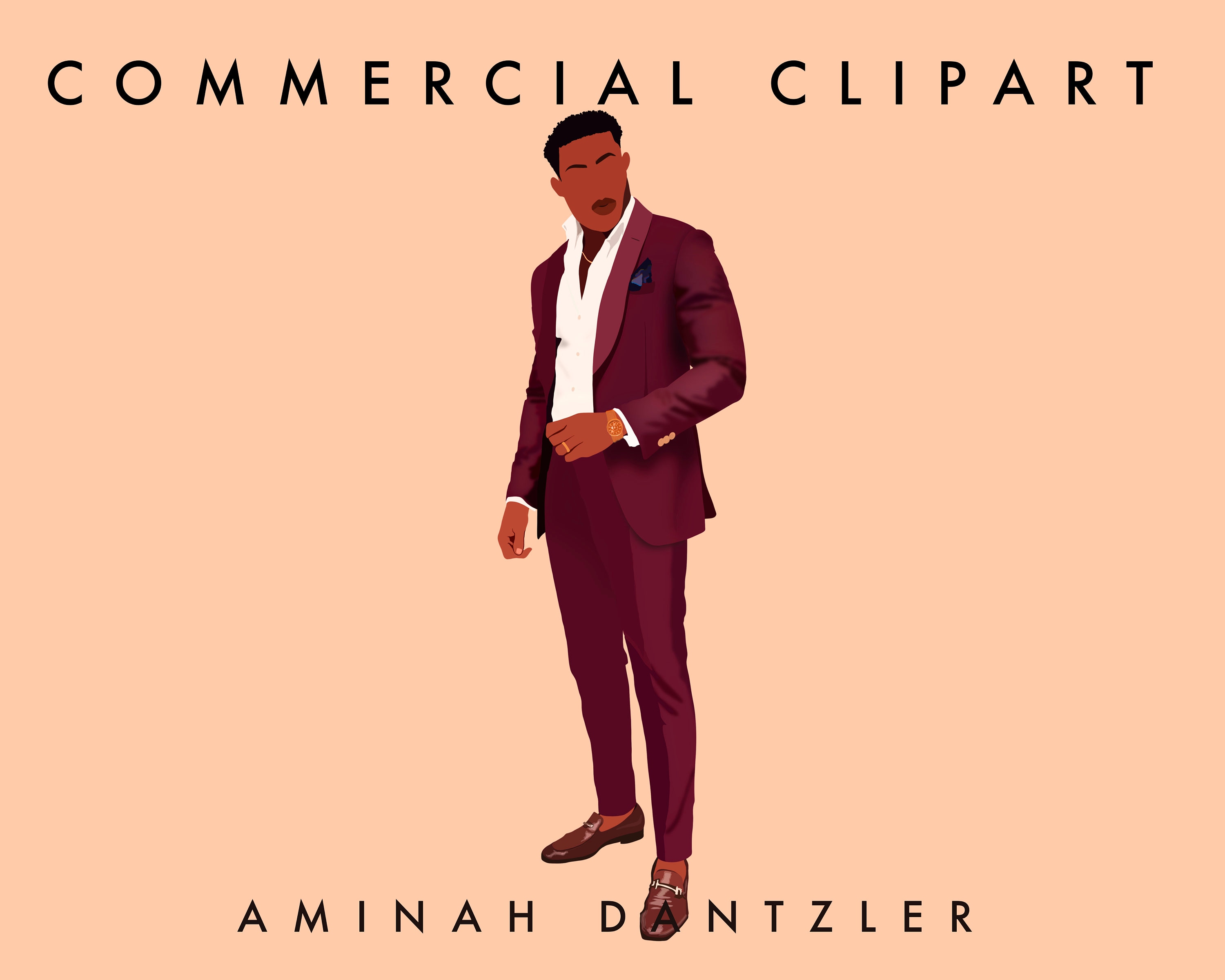 African American Man Clipart