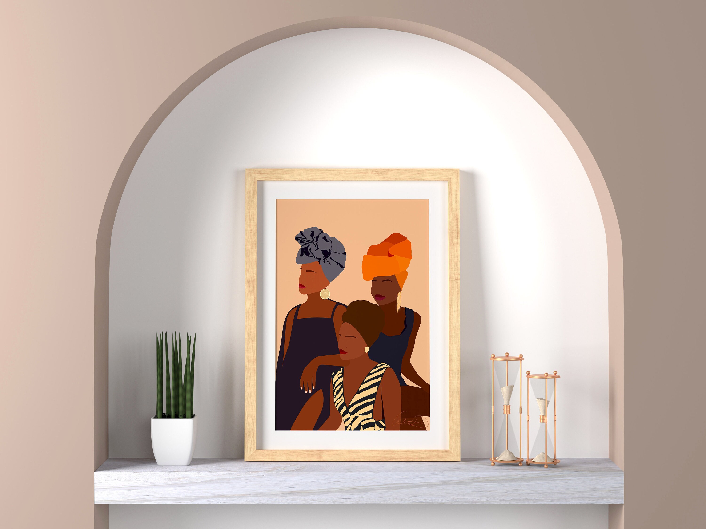 One Life Digital Art Print, Printable Woman Art - Etsy