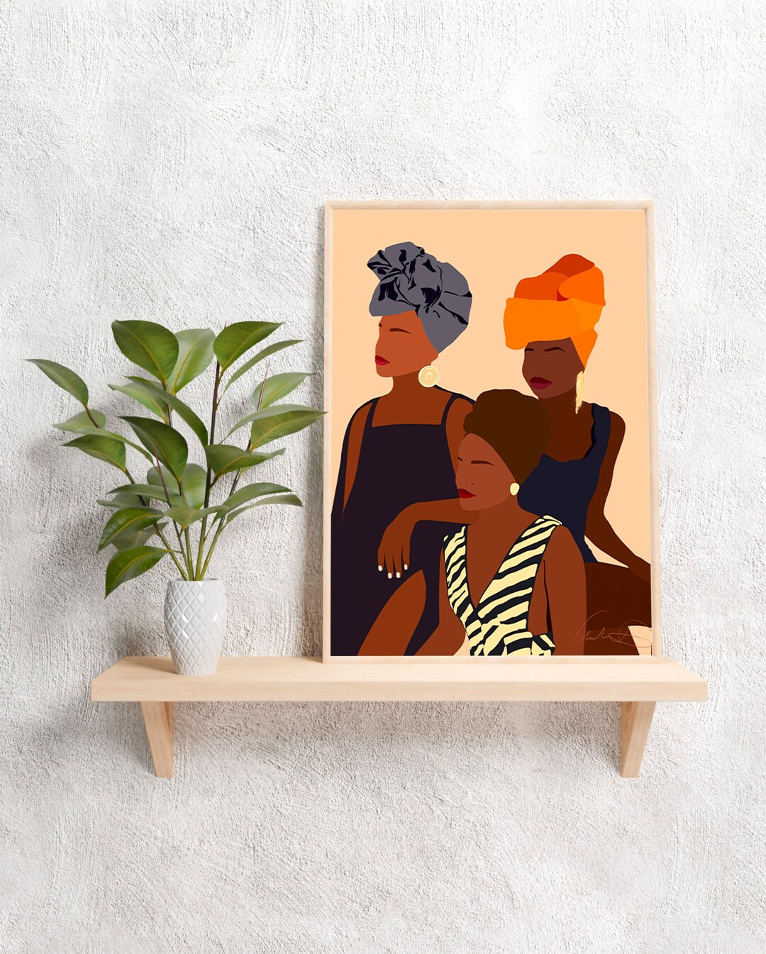 One Life Digital Art Print, Printable Woman Art - Etsy