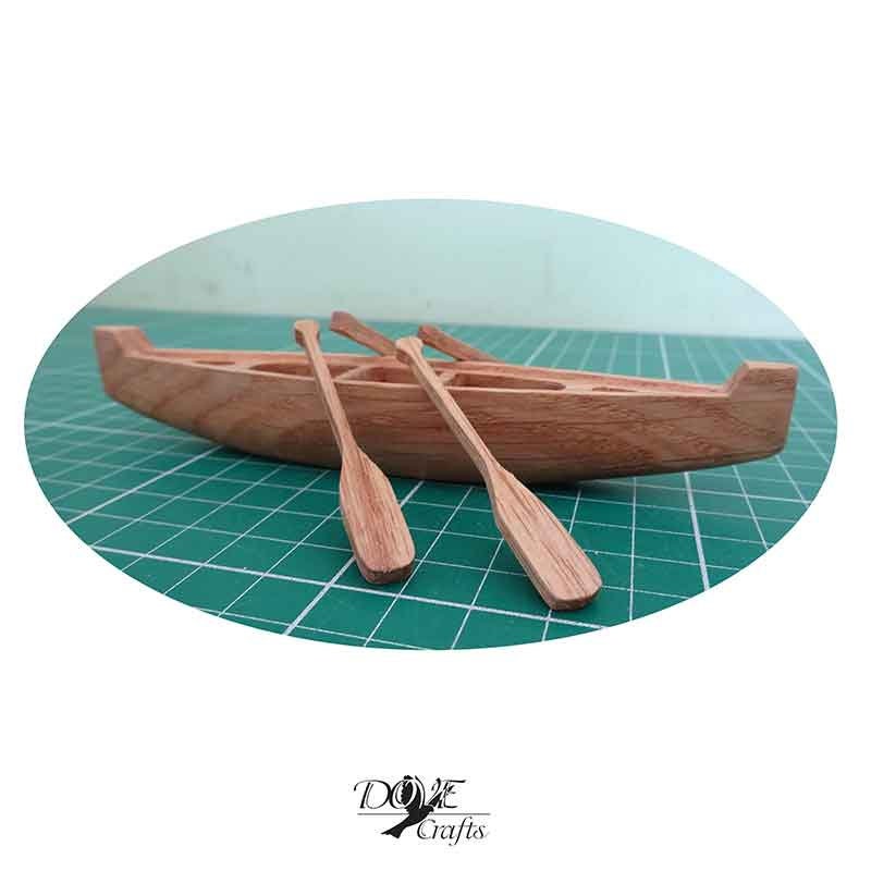 Canoe Boat 2 or 4 Seaters With Special Carving Oak Wood - Etsy UK