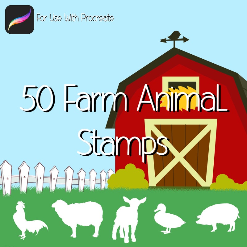 Farm Stamp - Etsy
