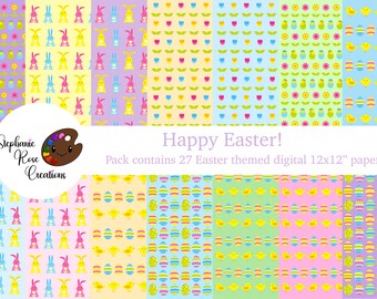 Digital Scrapbook Kit Instant Download Egg Hunt 10 Digital 12 X 12 ...