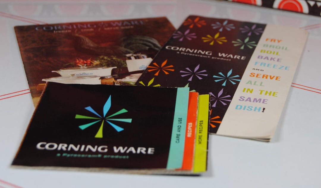 Vintage Corning Ware Pamphlets - Three Booklets - Corning Ware: A ...