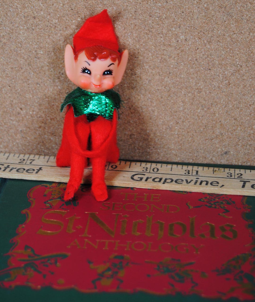 Vintage Elf on the Shelf - Made in Japan - Original Knee Hugging Elf ...