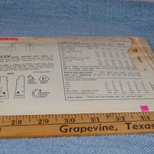 1967 Simplicity 7072 - Vintage Sewing Pattern - A Line Dress - One ...