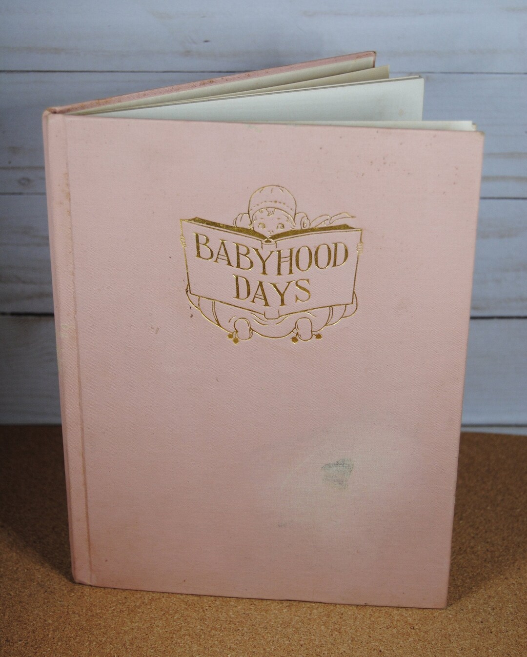 Antique Baby Book From 1915 - Rupert's Baby Book, Partially Filled Out ...