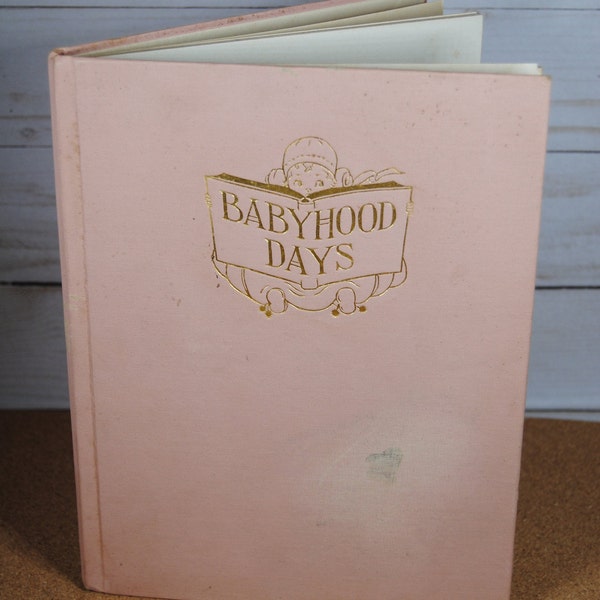 Vintage Baby Record - Etsy