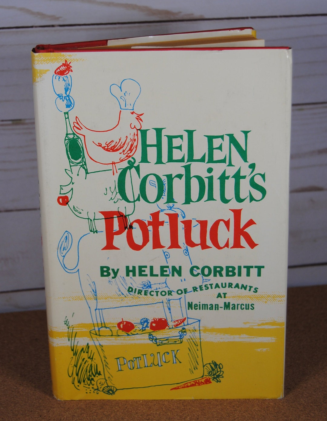1962 Edition of Helen Corbitt's Potluck - Vintage Hardback Cookbook ...