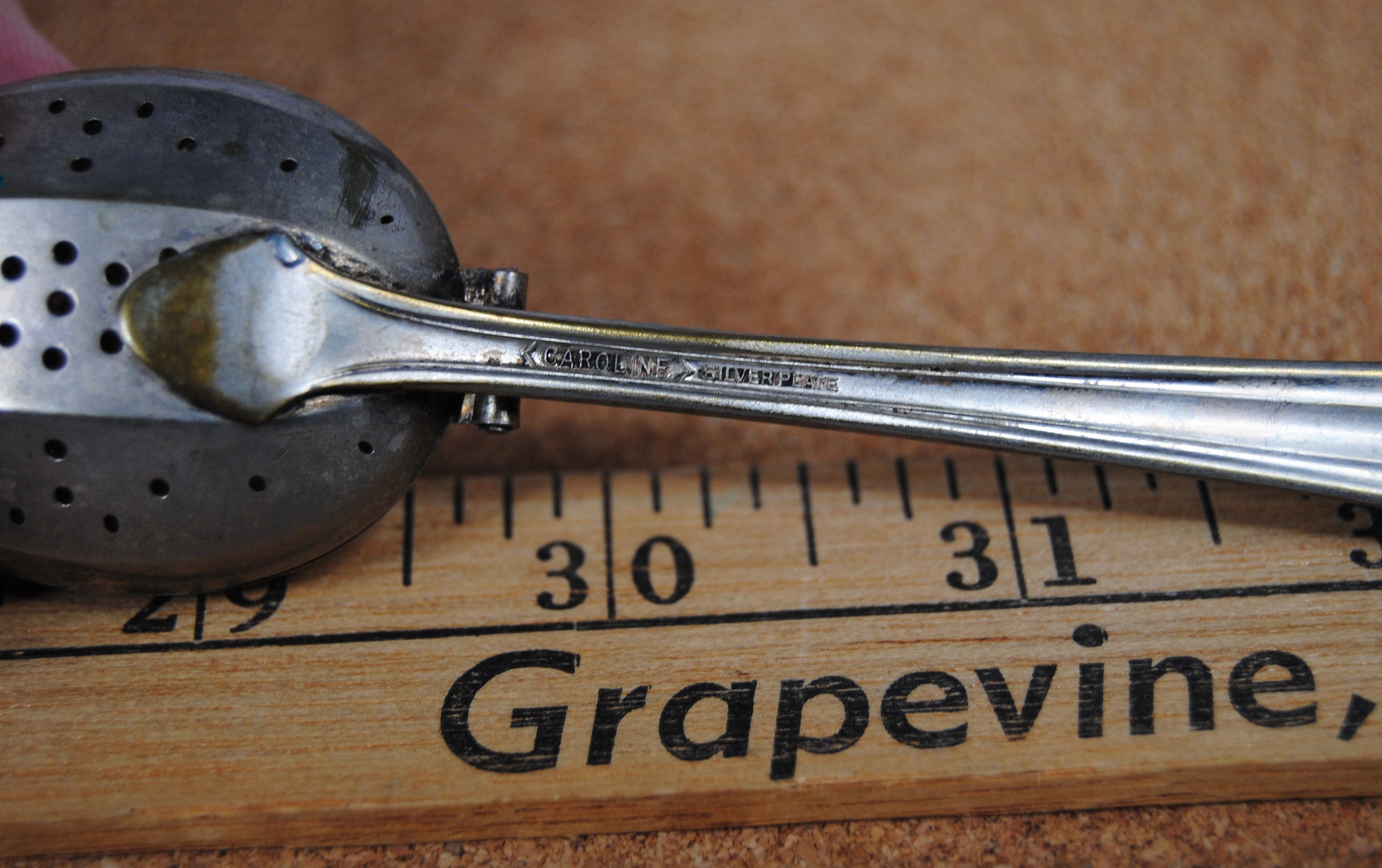 Caroline Silverplate Tea Strainer Spoon Vintage Tea Steeping | Etsy