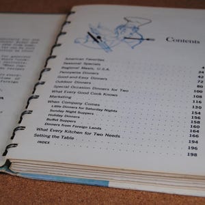 1956 Edition Betty Crocker's Dinner for Two Cook Book First Edition ...