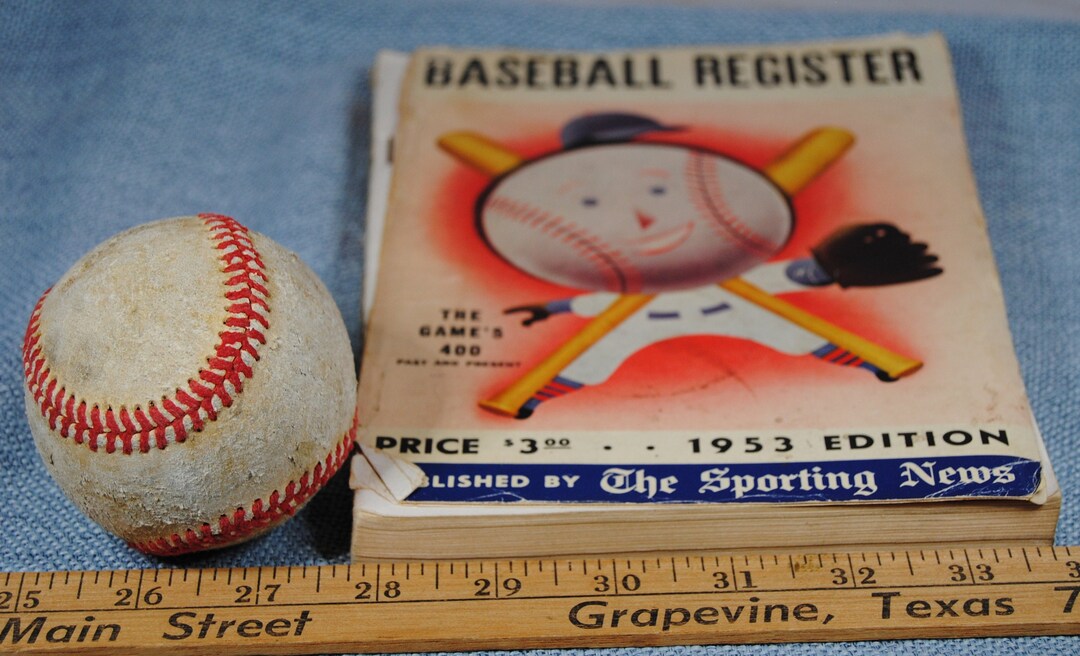 1953 Baseball Register - Baseball Collectible - Record and Stat Book ...