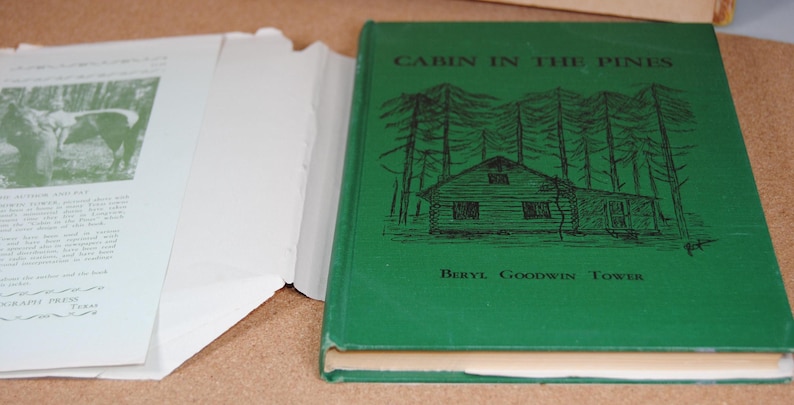 1950 Edition Cabin in the Pines by Beryl Goodwin Tower - Autographed ...