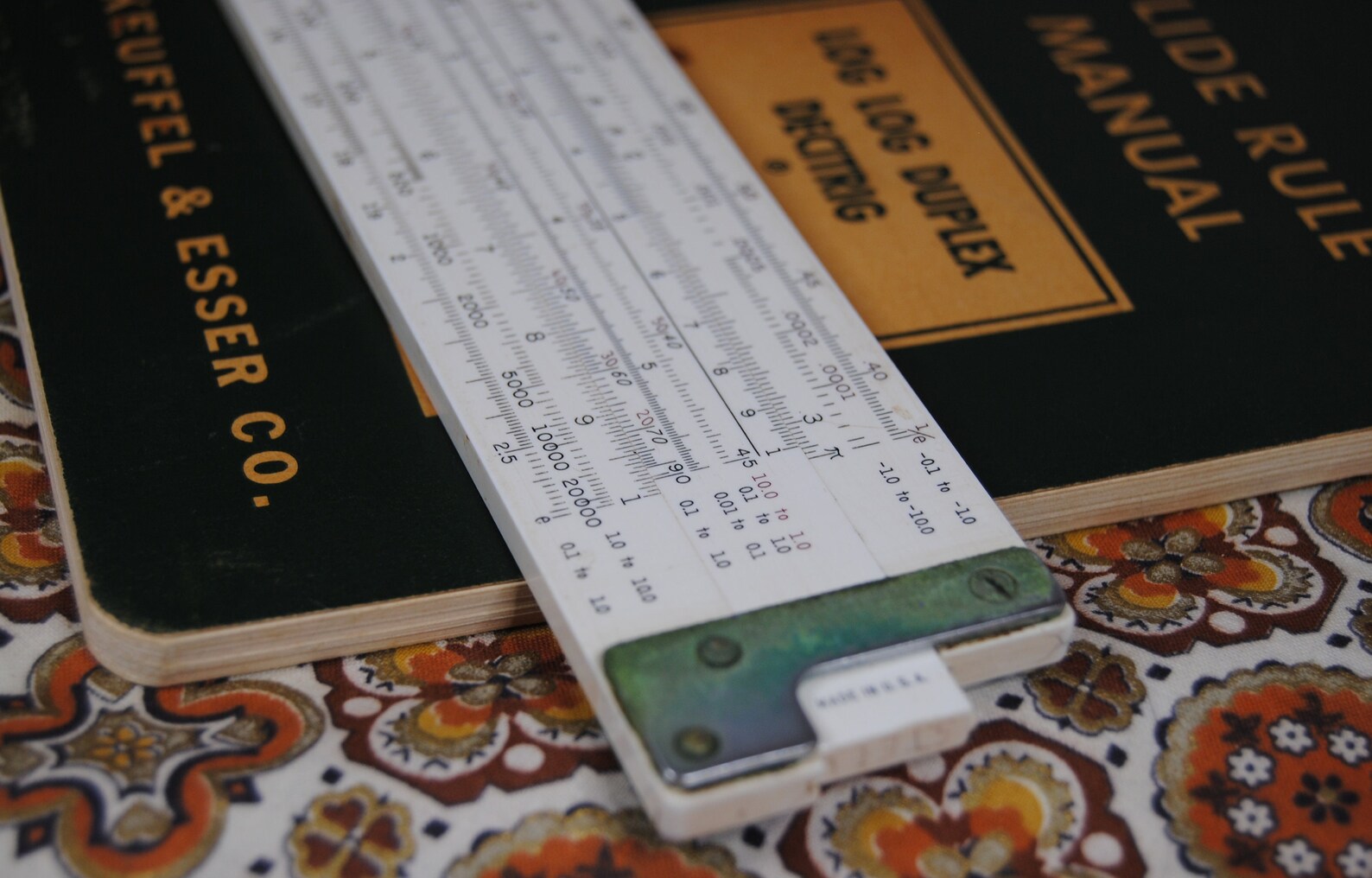 K & E Slide Rule Manual and Slide Ruler Log Log Duplex | Etsy