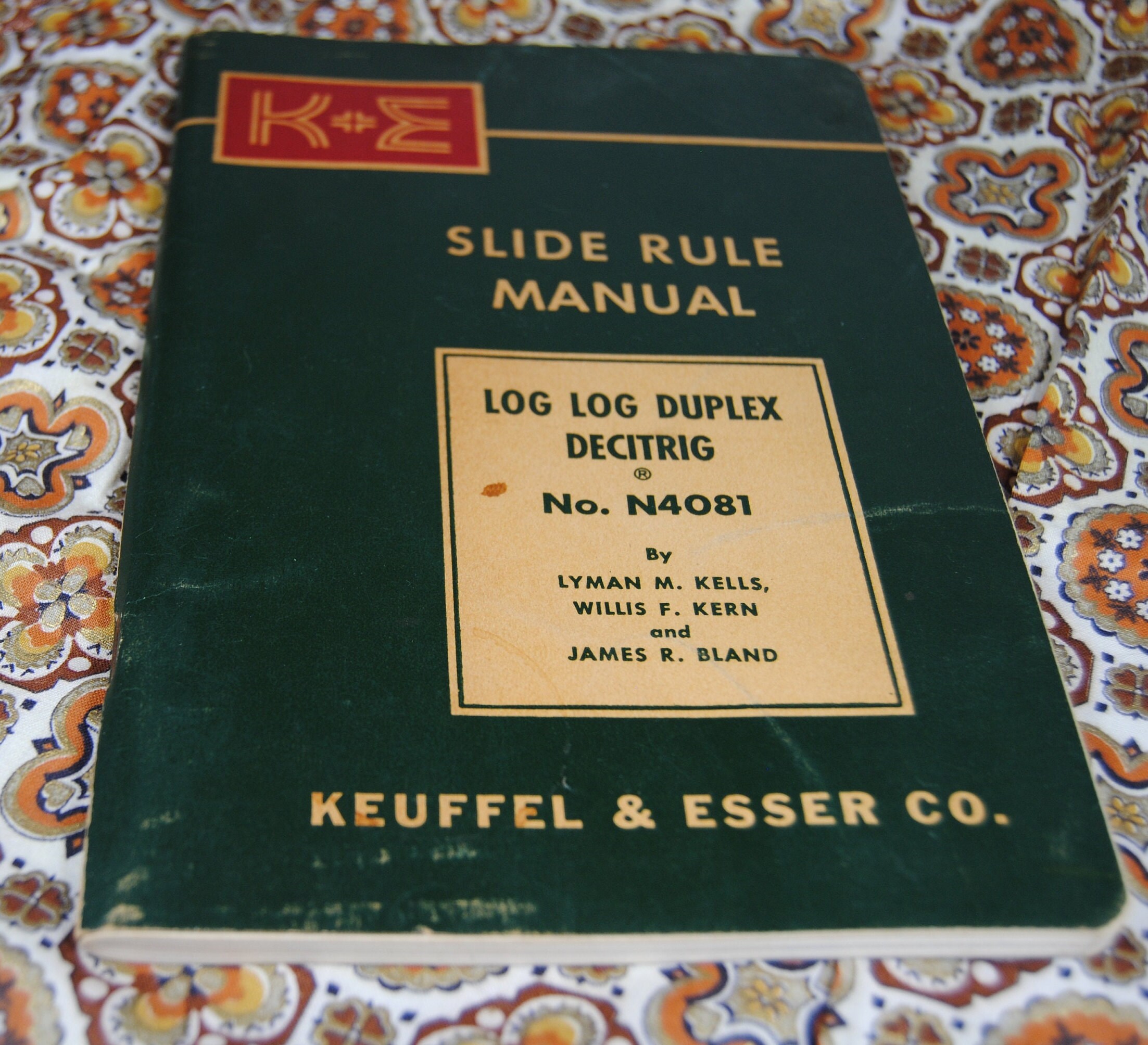 K & E Slide Rule Manual and Slide Ruler Log Log Duplex | Etsy