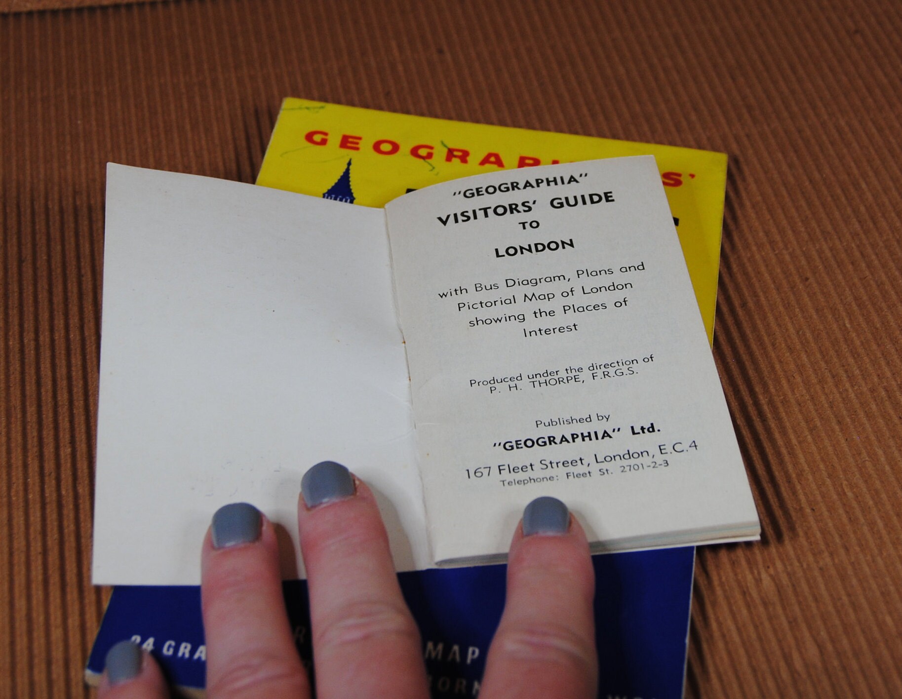 Geographers' Famous Guide to London Geographia Visitors - Etsy