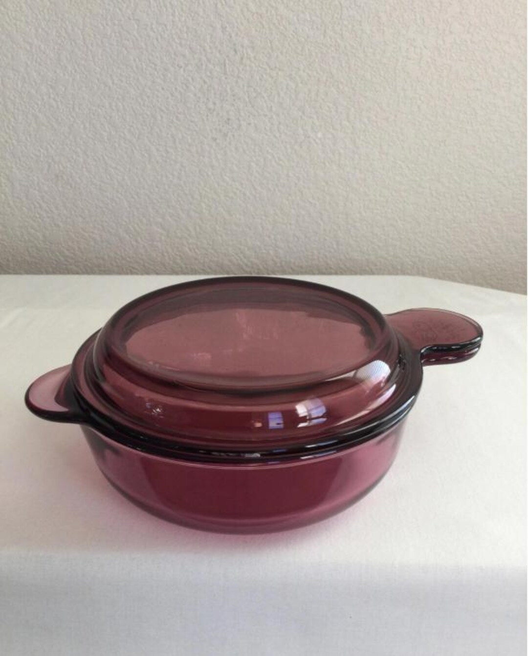 Vision Cranberry Corning Glass Grab-it 240-B Refrigerator Dish W/lid - Etsy