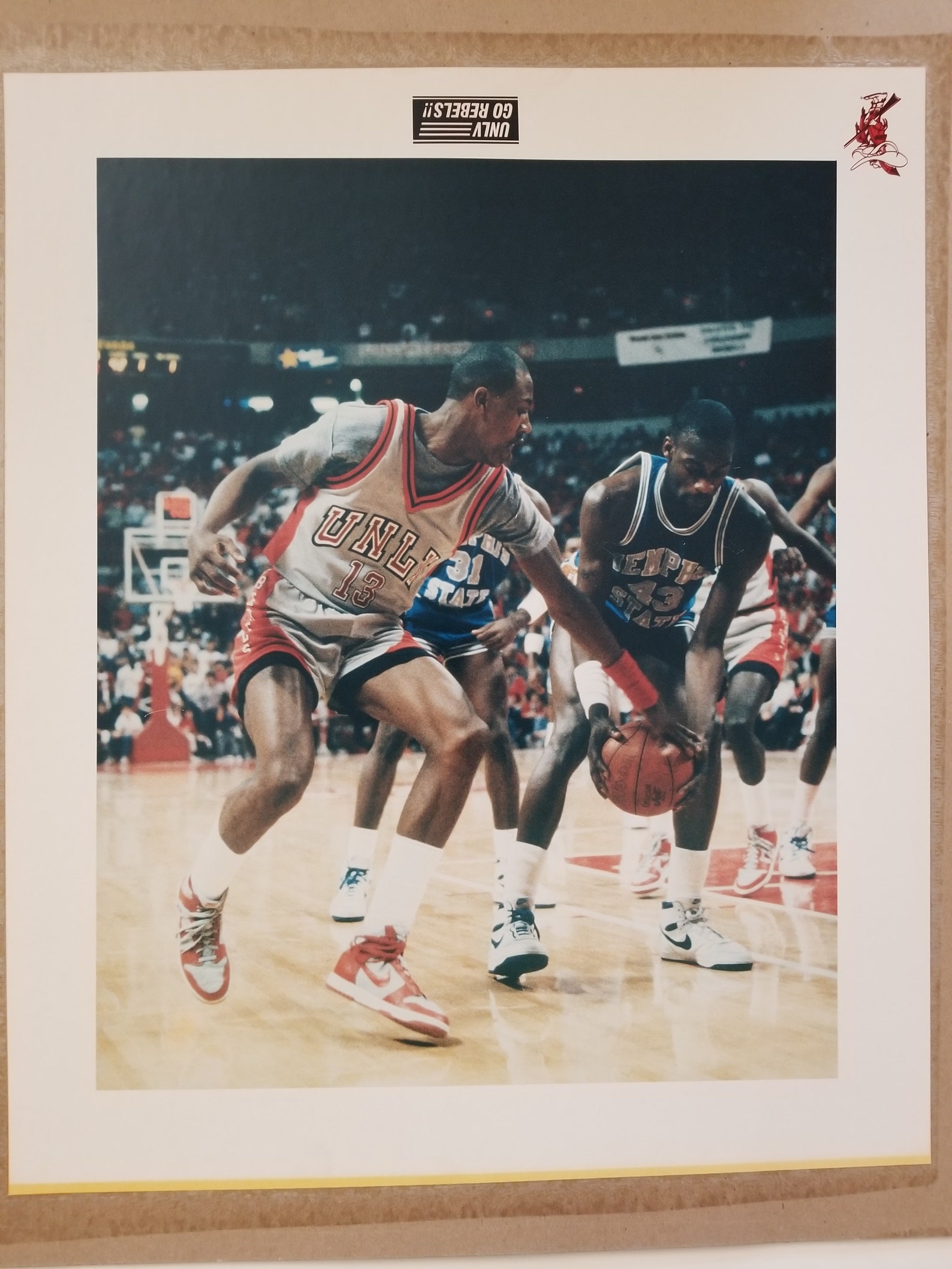 UNLV Go Rebels!! Photograph 20" X 24- Mascot and UNLV Go Rebels ...