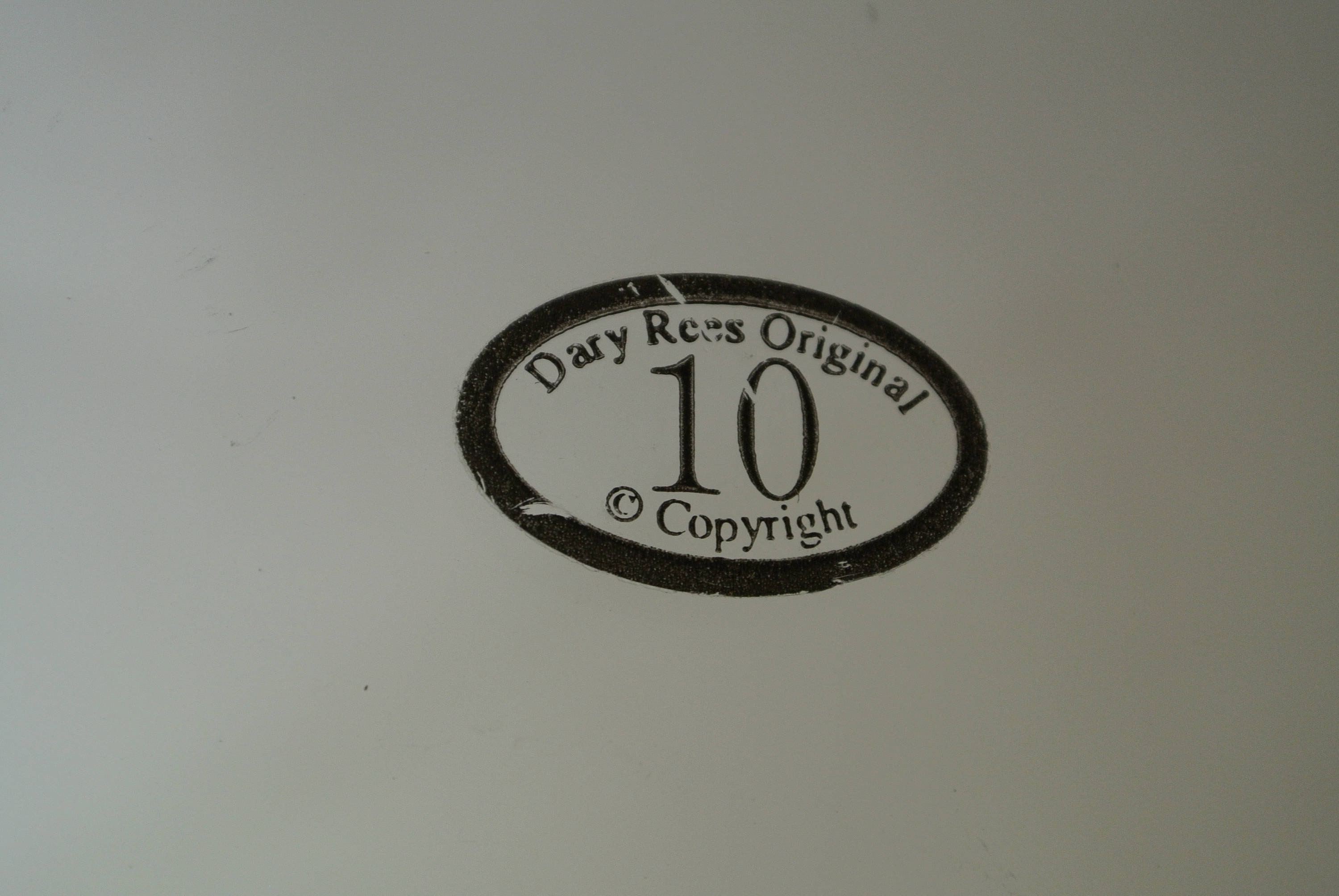 Retro Dary Rees Platter Original Art Hand Crafted 14 | Etsy