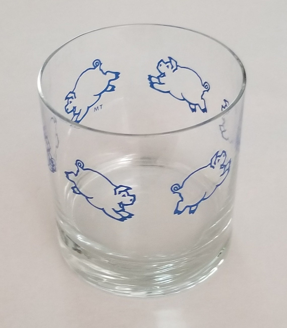 Darling Dancing Pigs Glass From Boston's Own hog - Etsy